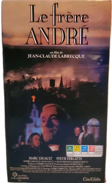 LE FRÈRE ANDRÉ Jean-Claude Labrecque FRENCH VF VHS $29.99 - PicClick CA