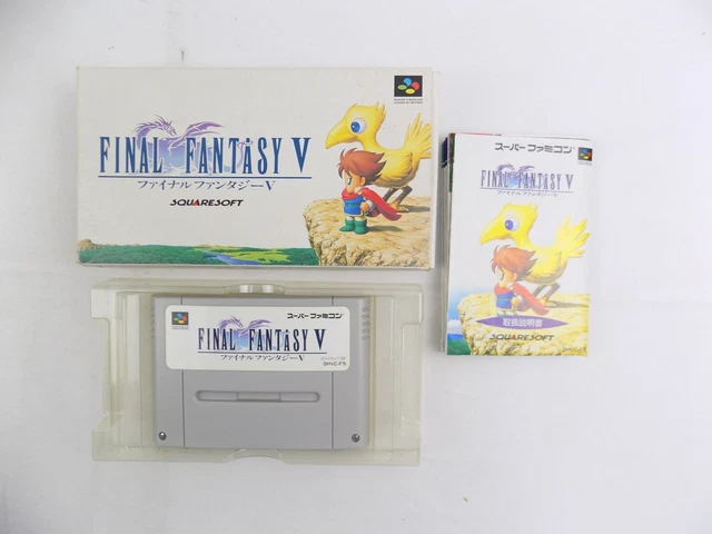 BOXED SUPER NINTENDO SNES Final Fantasy V 5 - NTSC-J - Free Postage $51 ...