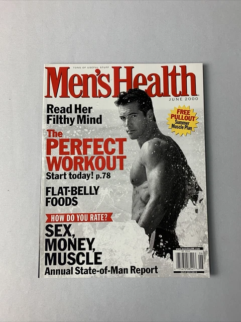 VINTAGE MEN’S HEALTH Magazine June 2000 Muscle Body Building Fitness Exercise £12.17 - PicClick UK