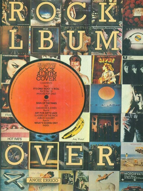 ROCK ALBUM COVER Prima Edizione Errigo Angie - Leaning Steve Octopus ...