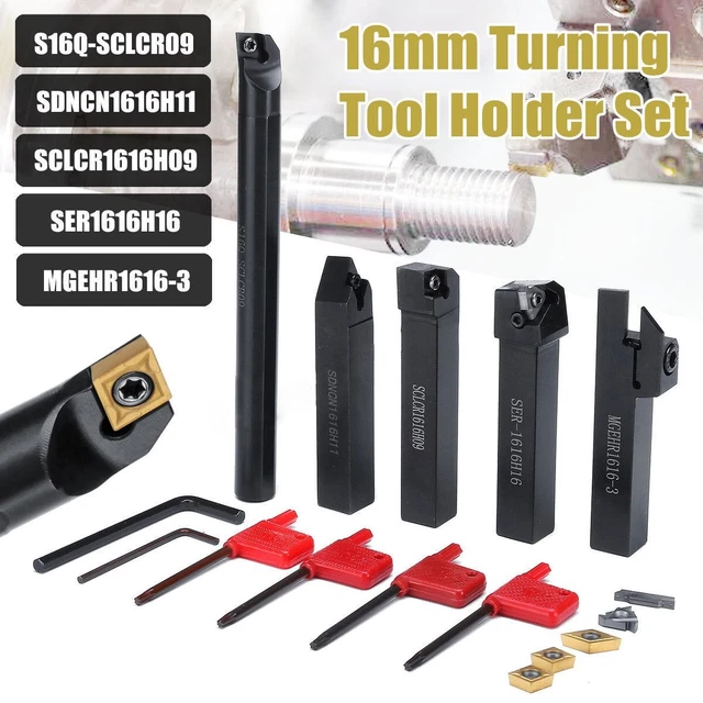 KIT PORTE-OUTILS DE tournage tour de tige efficace 16 mm facile à utiliser EUR 96,22 - PicClick FR