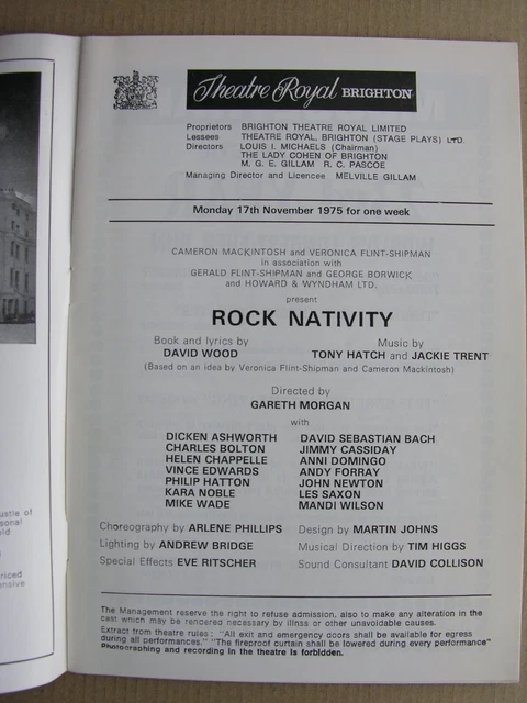 1975 ROCK NATIVITY Tony Hatch, Dicken Ashworth, Anni Domingo, Helen ...