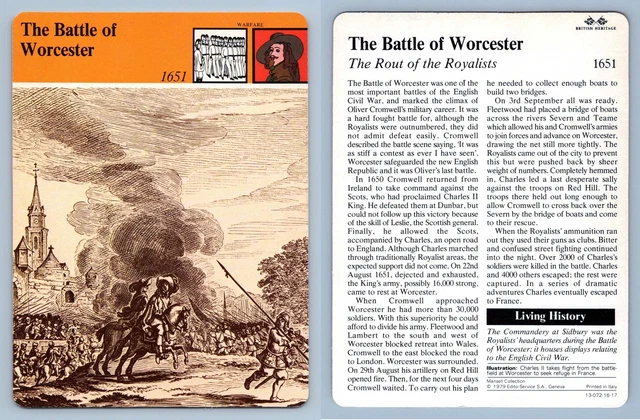 THE BATTLE OF Worcester - Warfare - British Heritage Edito-Service SA ...