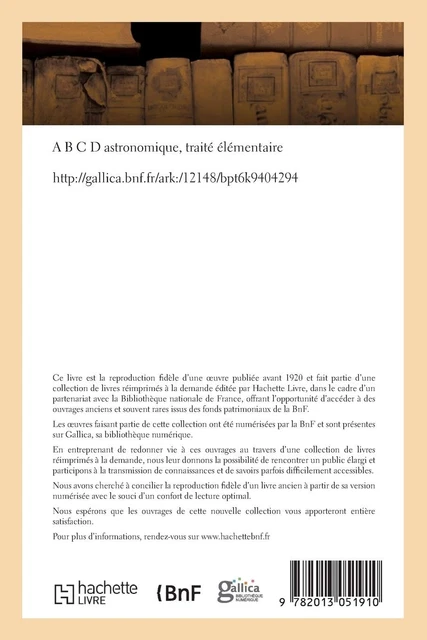 EMMANUEL-C A B C D Astronomique, Traité Élémentaire (Poche) EUR 22,40 ...