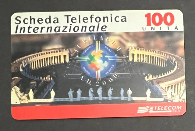 PUBBLICITÀ CARTA TELEFONICA Internazionale Telecom 100 EUR 13,00 - PicClick IT
