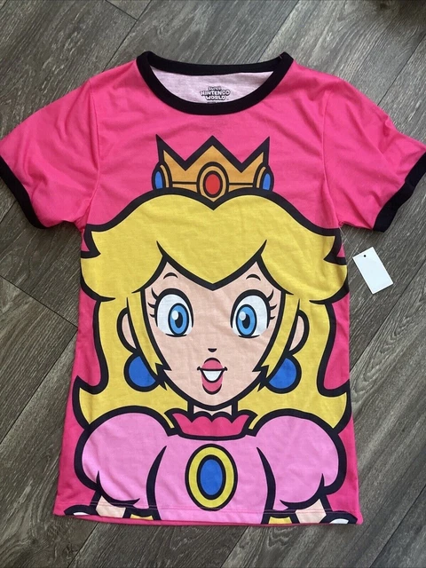 UNIVERSAL STUDIOS HOLLYWOOD Super Nintendo World Princess Peach Shirt ...