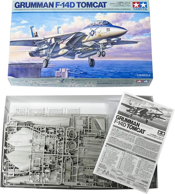 TAMIYA 1/48 MASTERPIECE Series No.118 GRUMMAN F-14D TOMCAT kit 61118 JP ...