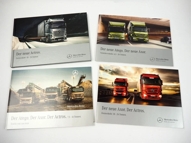 MERCEDES BENZ ATEGO Axor Actros LKW 4x Prospekt 2008/11 EUR 24,90 ...