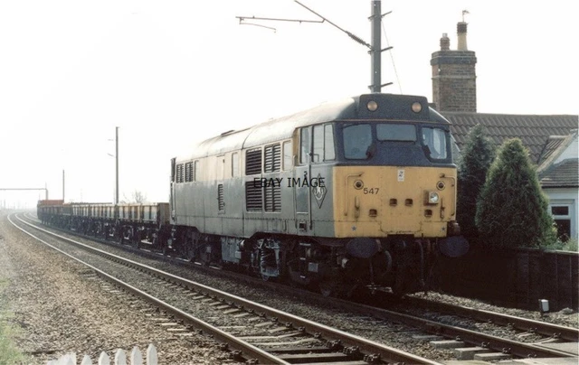 PHOTO CLASS 31 Loco No 31547 At Nr Peterborough 1992 £2.35 - PicClick UK