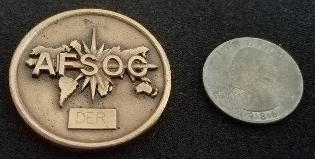 RARE DER AFSOC Air Force Special Operations Command SOCOM USAF US ...