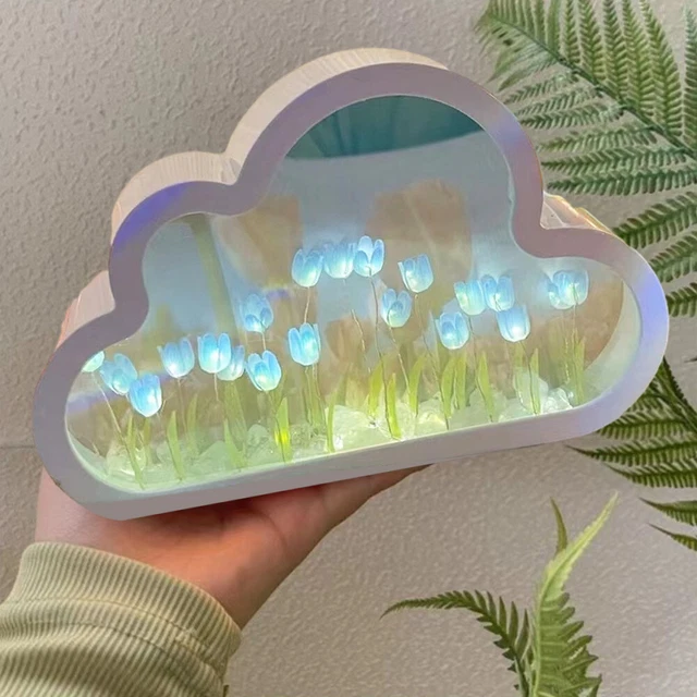 HANDMADE CLOUD TULIP Night Lights DIY Material Package Cloud Tulips ...