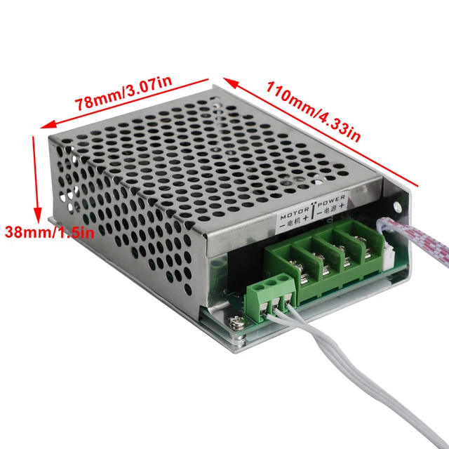 DC10V-50V 12V 24V 36V 40A PWM DC Motor Speed Controller CW CCW ...