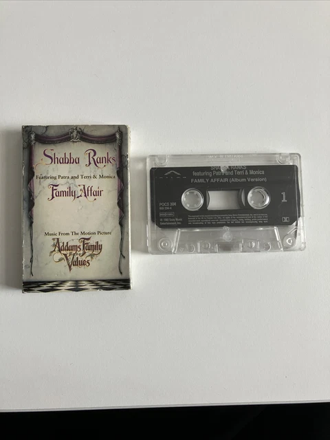 BANDE-SON BANDE CASSETTE Shabba Ranks Family Values Affair mouvement ...