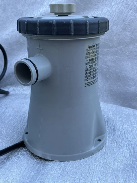 INTEX KRYSTAL POMPA Filtro Trasparente Modello 601M Usata EUR 25,86 ...