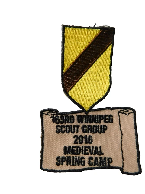 BOY SCOUTS Canada Patch Medieval Spring Camp Winnipeg Group Collector ...