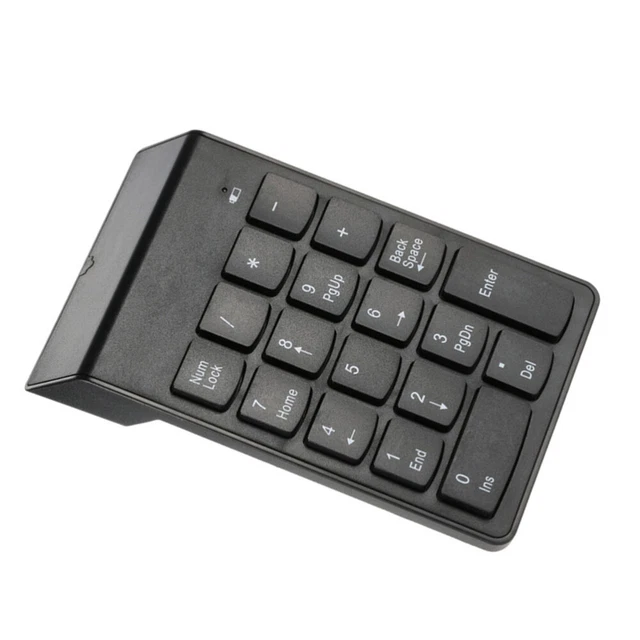 MECHANICAL NUMERIC KEYPAD 2.4G Wireless 18-key Numpad without Battery ...