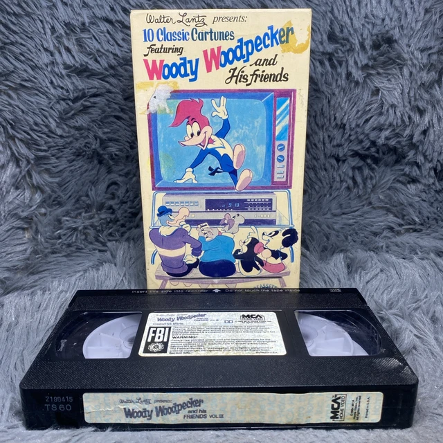 WOODY WOODPECKER AND His Friends VHS Tape 1982 Walter Lantz MCA Cartoon ...