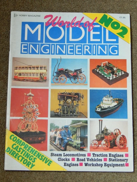 WORLD OF MODEL ENGINEERING MAGAZINE No 2 NUMBER ENGINEER £4.50 ...