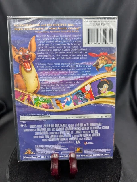 ALL DOGS GO to Heaven DVD NEW SEALED Don Bluth $6.30 - PicClick CA