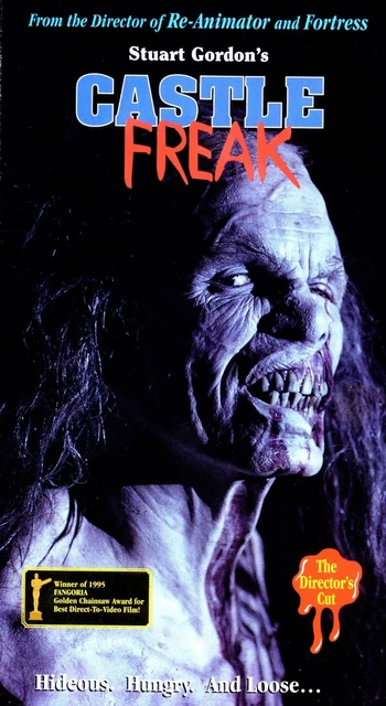 CASTLE FREAK (VHS, 1995) Stuart Gordon Horror Full Moon Non-Rental ...