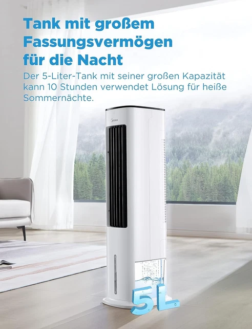 MIDEA SILENT AIR Cooler Pro 4-in-1 Mobile Klimaanlage EUR 349,99 ...