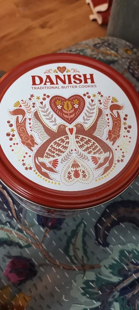 DANISH TRADITIONAL BUTTER Cookies Aldi Nordic Decorative Biscuit Tin ...