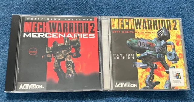 MECHWARRIOR 2 + Mercenaries (PC) DOS Activision 90s Windows 95 CD CDROM £1.75 - PicClick UK