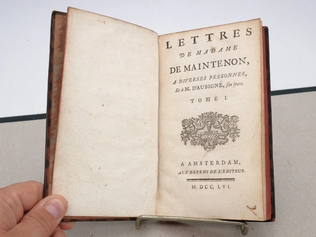 (1756) LETTRES DE Madame DE MAINTENON - Epouse de Louis XIV (à Amsterdam) EUR 109,00 - PicClick FR