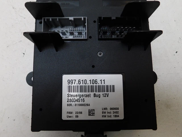 PORSCHE CAYMAN S 987 Front Body Control Unit Module BCM 99761010611 ...