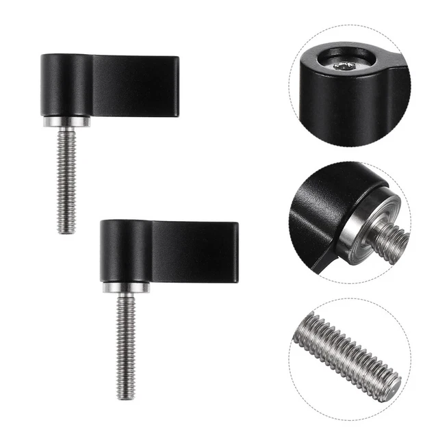 2PCS L-TYPE ADJUSTMENT Tighten Locking 7-Shaped Handle Screw Adjustable ...