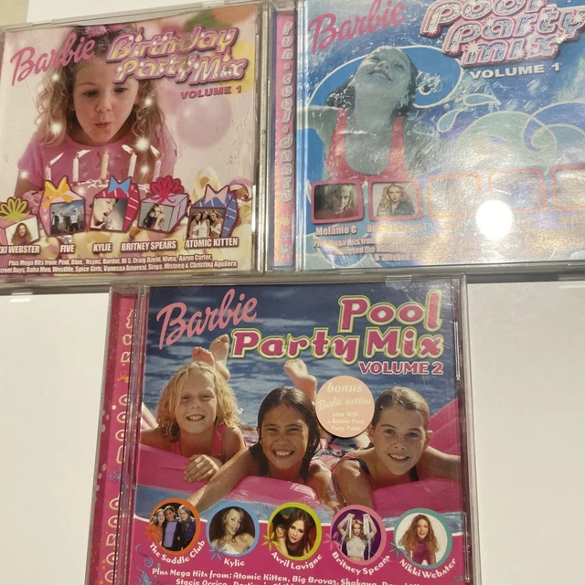BARBIE BIRTHDAY PARTY Mix Pool Party Mix 1 & 2 Barbie Cd Bundle $22.90 ...