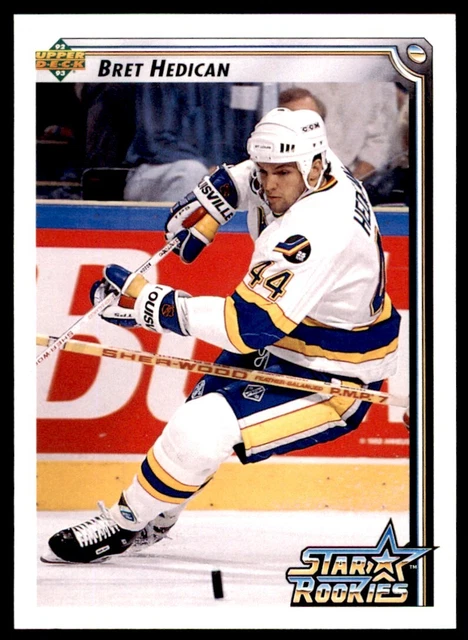 1992-93 RECRUE UPPER Deck Bret Hedican. St. Louis Blues #414 EUR 2,04 ...