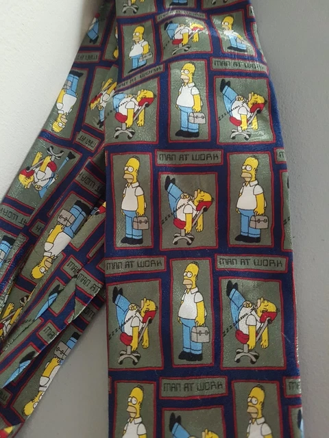 THE SIMPSONS MAN at Work Homer SIMPSON Tie by Marks & Spencer £7.50 ...