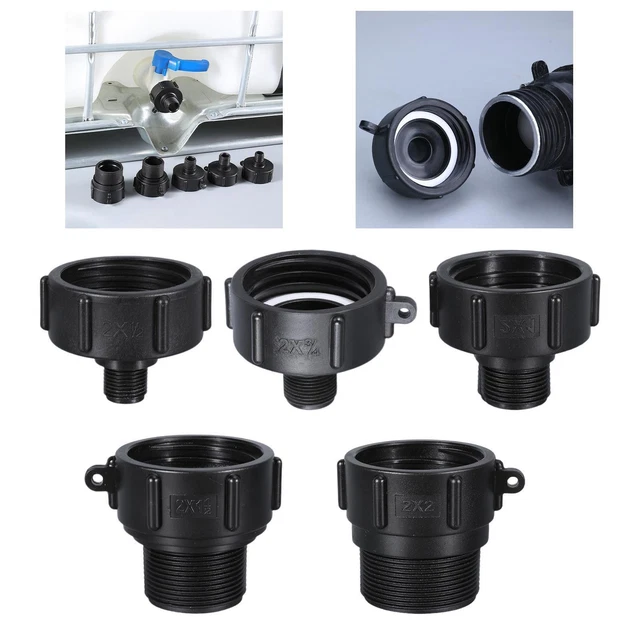 IBC TOTE FITTINGS IBC Tote Water Fitting Adapter IBC Ton Bucket Adapter ...