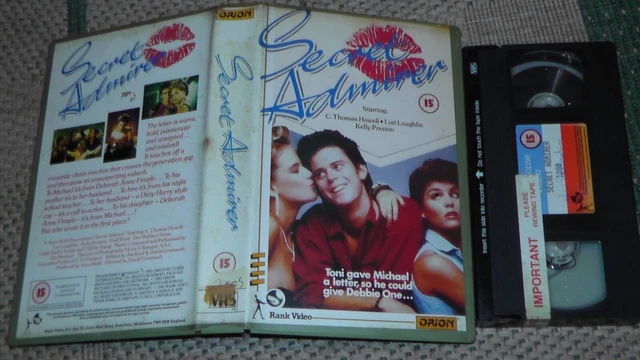 SECRET ADMIRER VHS Video Ex Rental Big Box Rank Orion Cert £14.99 ...