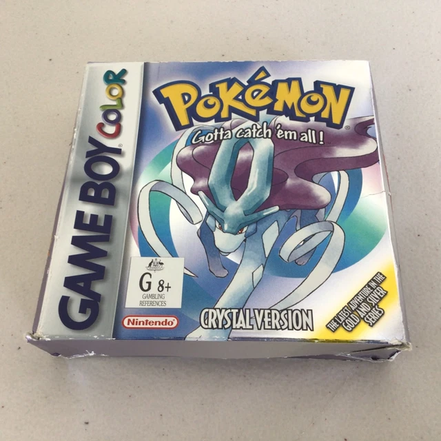 GAME BOY COLOUR Pokemon Gotta Catch Em All! Crystal Version Game. Boxed ...