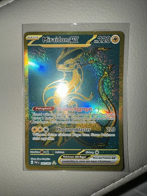 POKEMON MIRAIDON EX Hyper Rare | Deutsch 243/091 Paldeas Schicksale ...