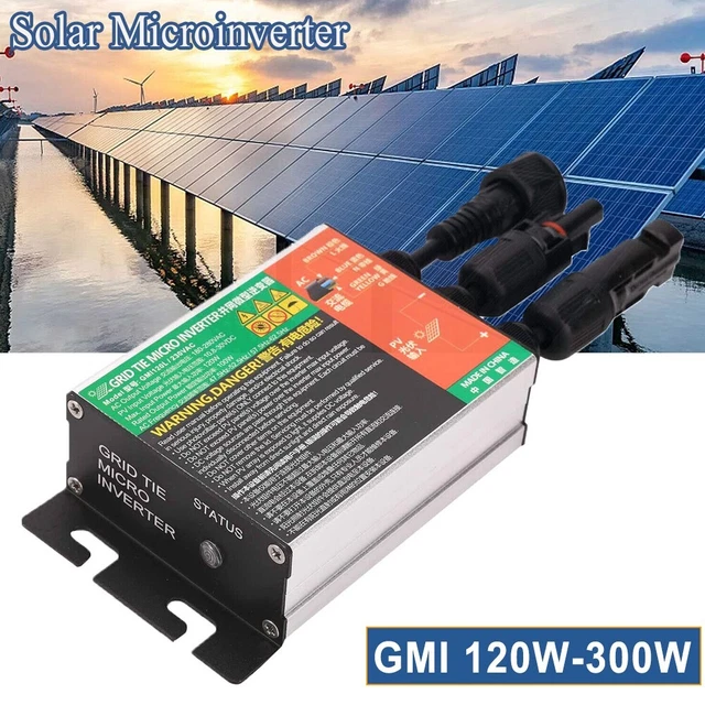 SOLAR MODULE MICROINVERTER MPPT Grid Tie Pure Sinu Inverter DC18-50V £ ...