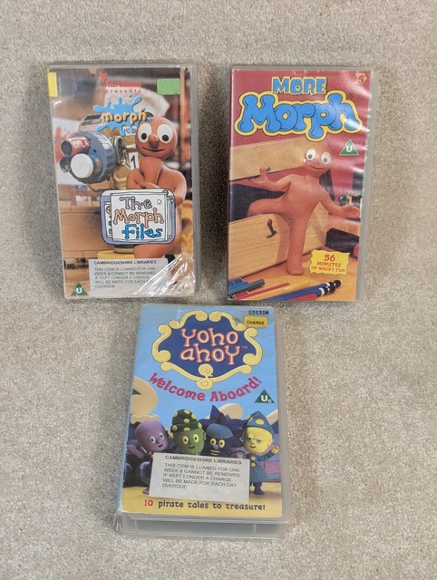 MORE MORPH VHS - Rare 1980's, The Morph Files, Yoho Ahoy Animation UK ...