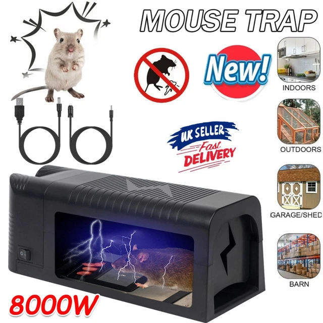 ELECTRONIC MOUSE TRAP Mice Rat Killer Pest Victor Control Electric ...