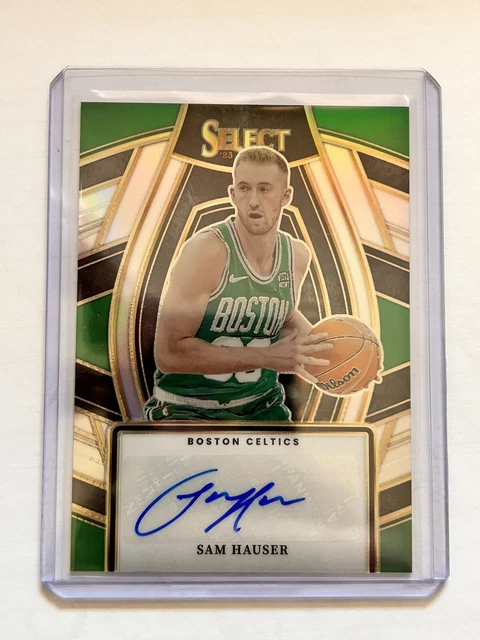 2023-24 SELECT SENSATIONAL Signatures Sam Hauser Auto #SSS-SAM Boston ...