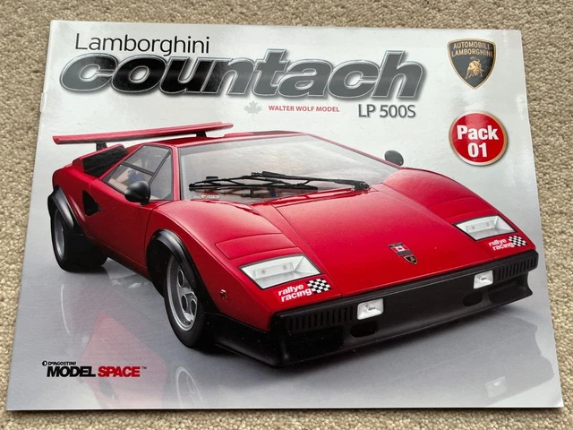 PACK 1 MAGAZINE Deagostini Lamborghini Countach Walter Wolf Model LP500S £6.99 - PicClick UK