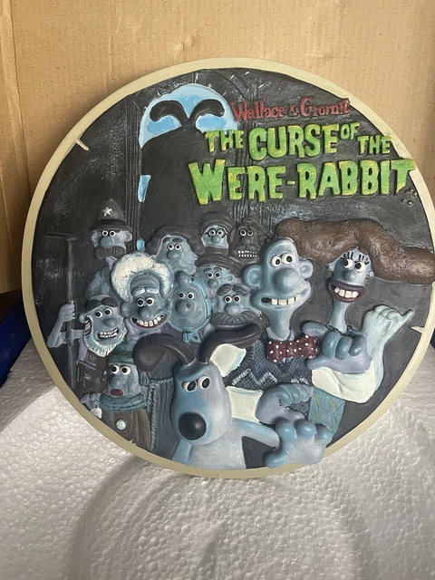 WALLACE & GROMIT The Curse of the Were-Rabbit Sculpted Collectors Plate ...
