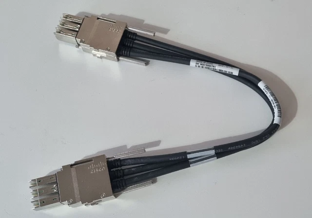 CISCO STACK-T1-50CM, STACKING CABLE FOR WS-C3800 and WS-C9200 SERIES ...