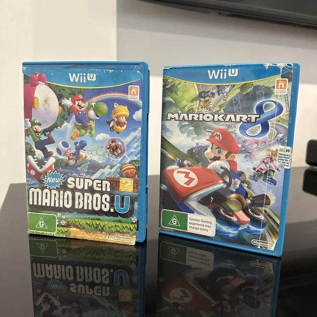 MARIO KART 8 / Super Mario Bros.U Nintendo Wii U - Damaged Cases ...