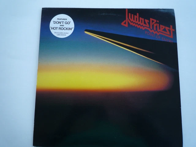 JUDAS PRIEST - POINT of ENTRY - CBS 84834 - 1981 - Original album EUR ...