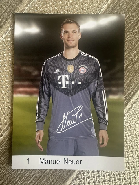 MANUEL NEUER FC Bayern München Autogrammkarte EUR 5,99 - PicClick DE