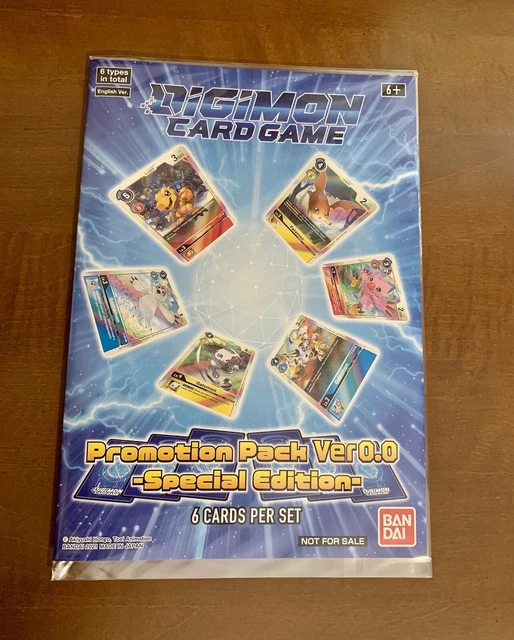 DIGIMON CARD GAME - Promotion Pack Ver. 0.0 Special Edition SEALED ...