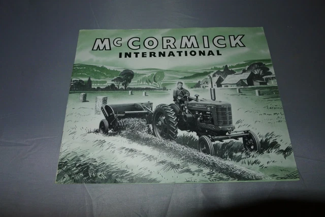 VINTAGE MCCORMICK INTERNATIONAL Tractor 45 pickup baler brochure ...