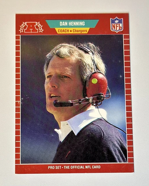 989 PRO SET #368 DAN HENNING San Diego Chargeurs EUR 1,82 - PicClick FR